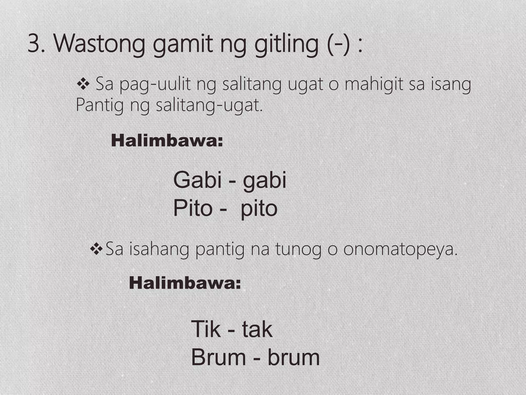 Mga tuntunin sa pagbaybay | PPTX