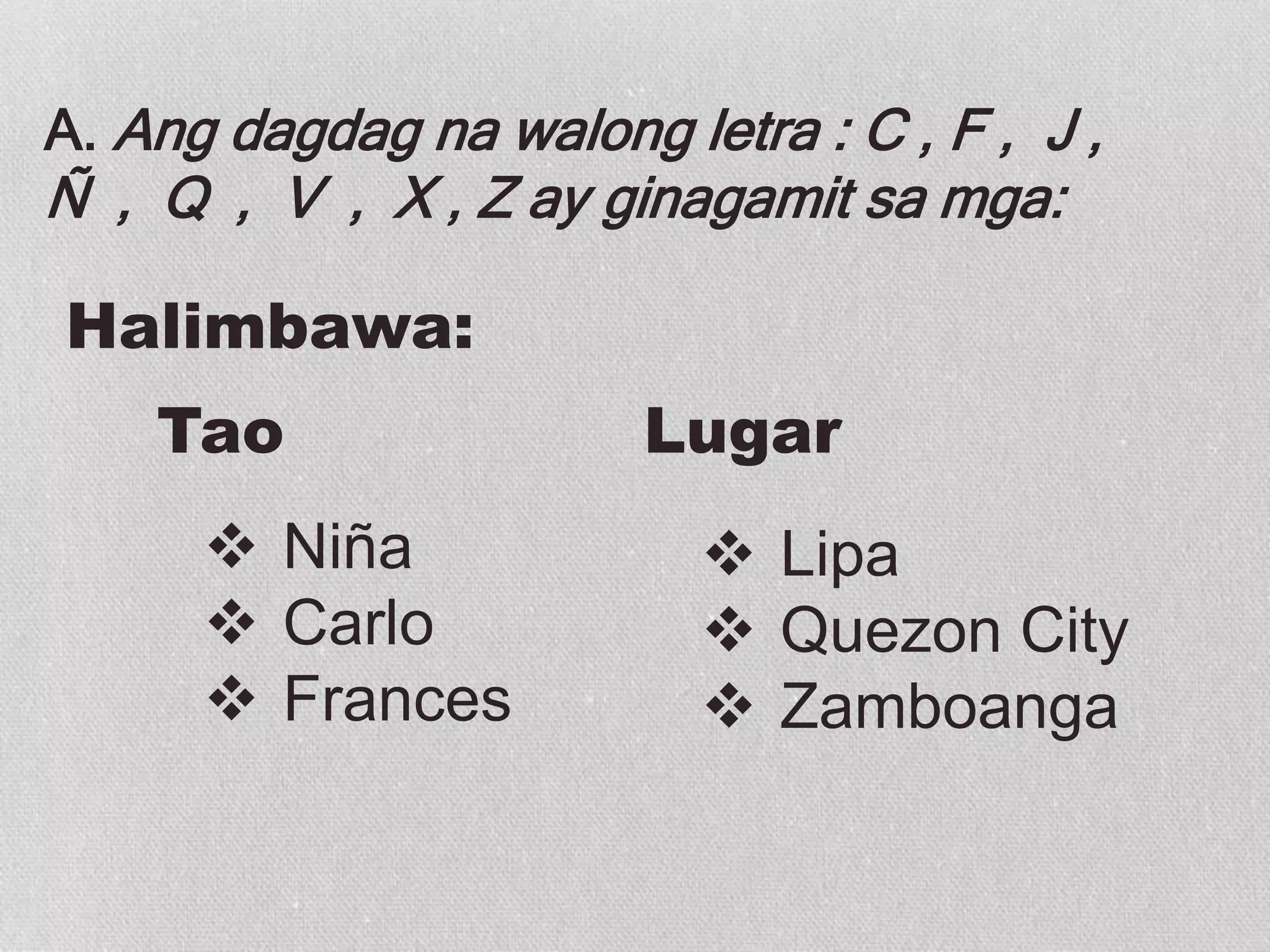 Mga tuntunin sa pagbaybay | PPTX