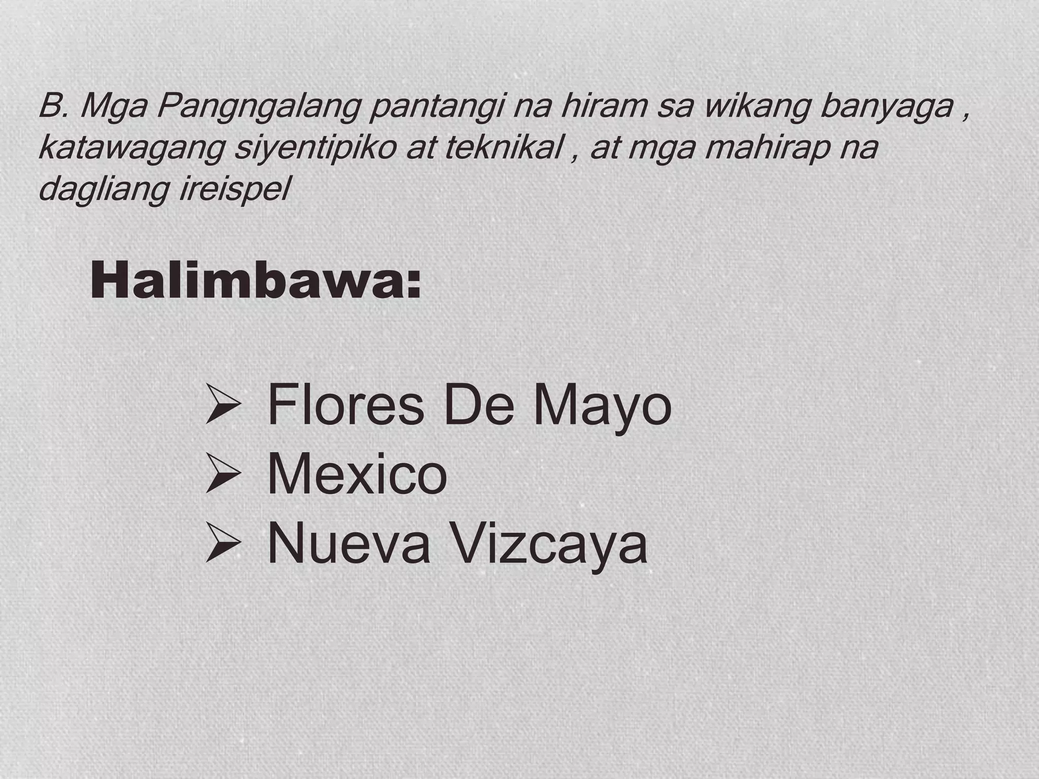 Mga tuntunin sa pagbaybay | PPTX
