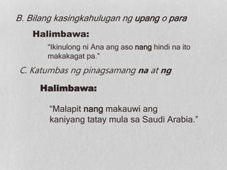 Mga tuntunin sa pagbaybay | PPTX
