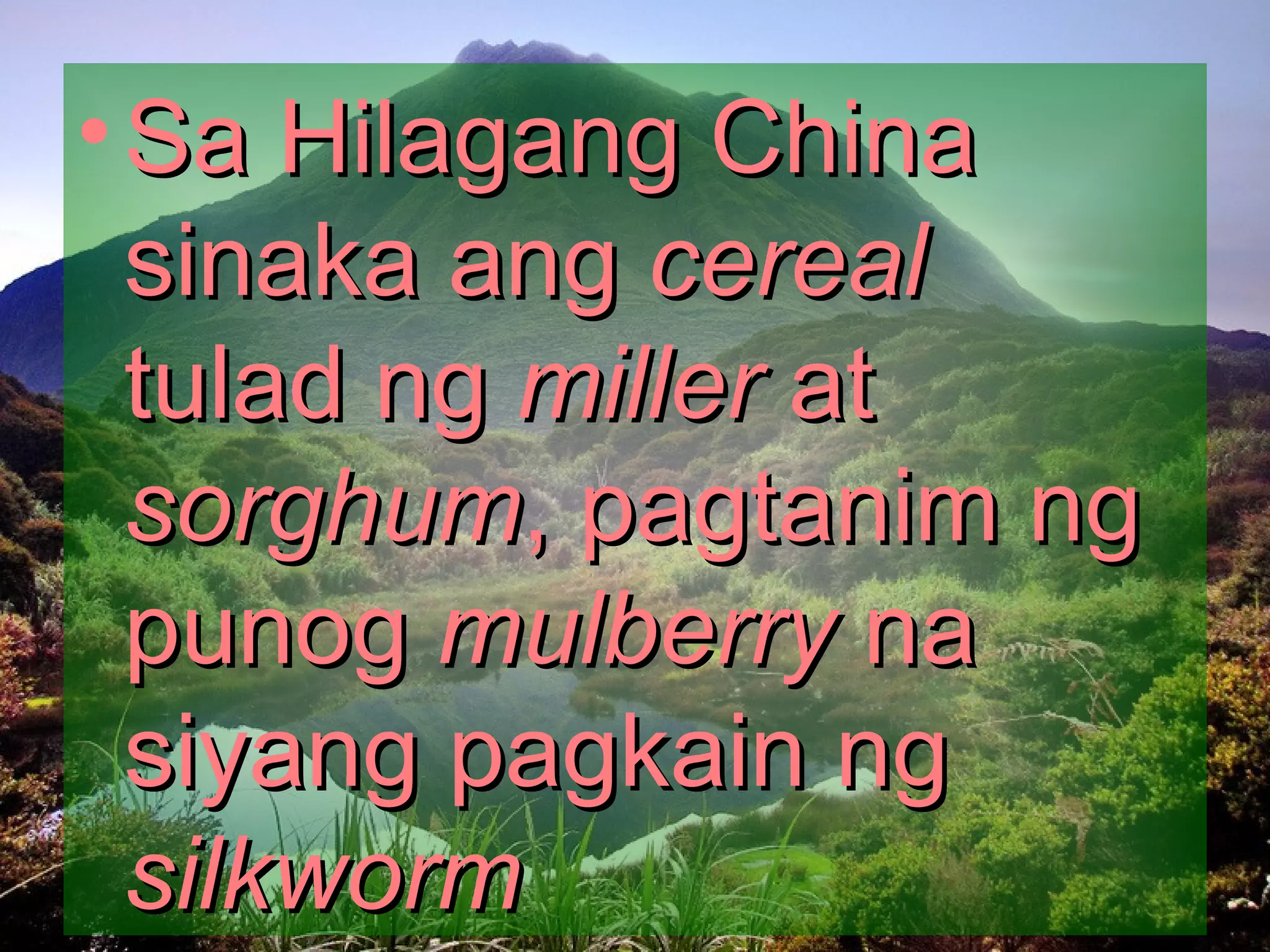 Mga Unang Magsasaka | PPT