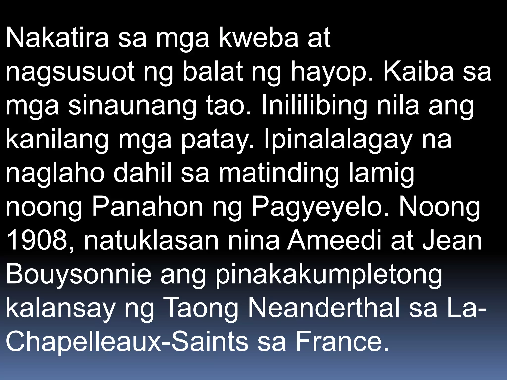 Pinagmulan ng mga Sinaunang Tao sa Daigdig | PPTX