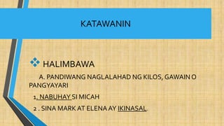 Mga uri at mga aspekto ng pandiwa GRADE5-8 | PPTX