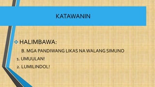Mga uri at mga aspekto ng pandiwa GRADE5-8 | PPTX