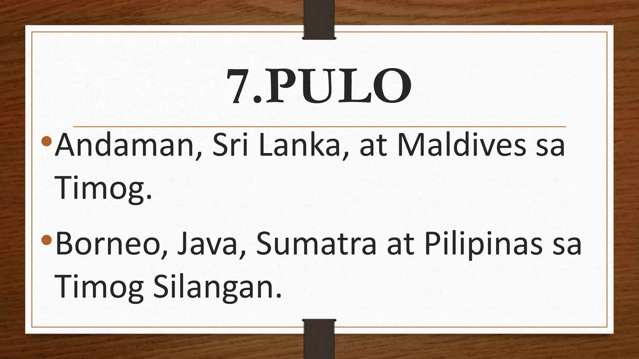 URI NG ANYONG LUPA SA ASYA | PPTX