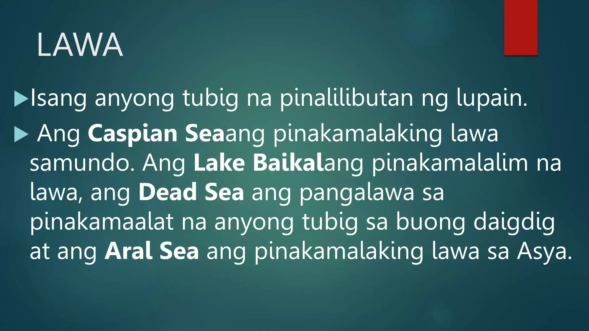 MGA URI NG ANYONG LUPA at tubig.pptx