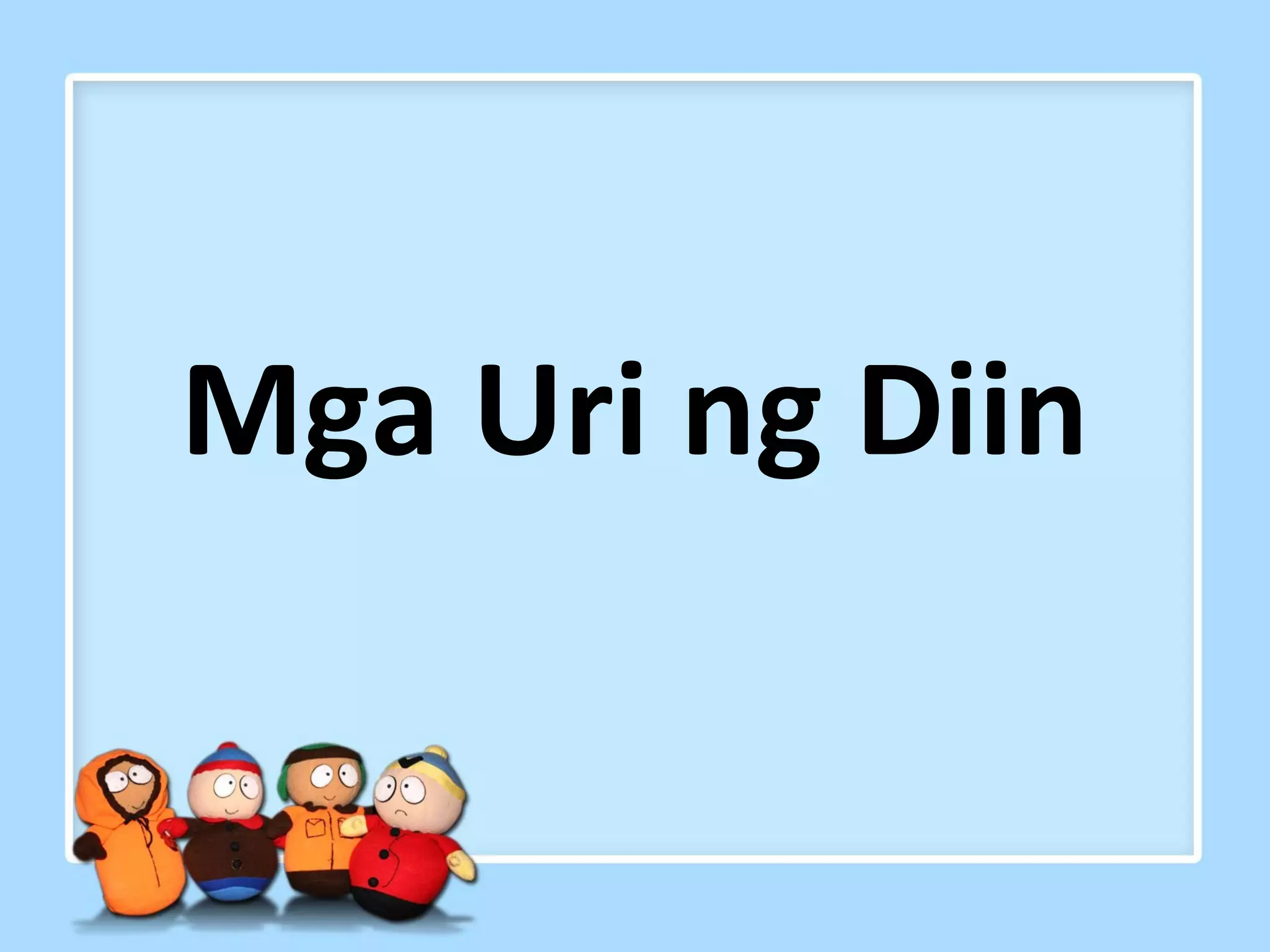 Mga uri ng diin | PPT