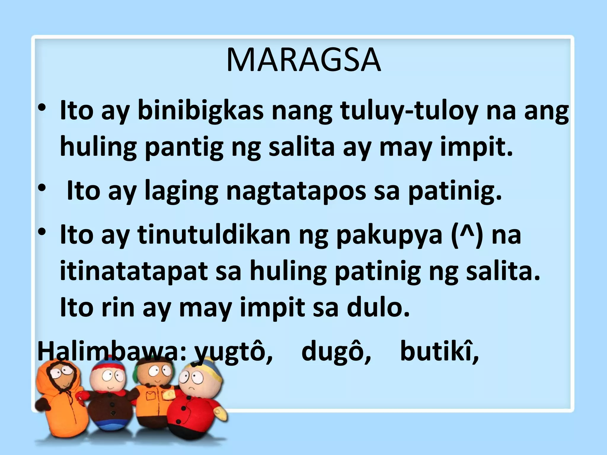 Mga uri ng diin | PPT