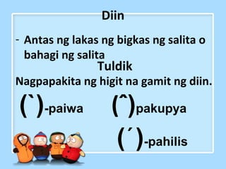 Mga uri ng diin | PPT
