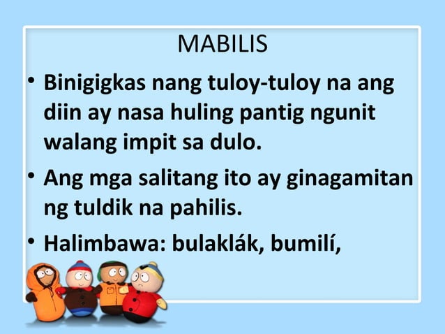 Mga uri ng diin | PPT