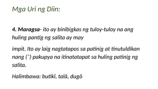 Grade 5 Filipino Mga Iba't Ibang Uri ng Diin.pptx