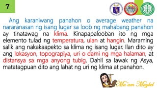 Mga uri ng klima sa asya | PPTX