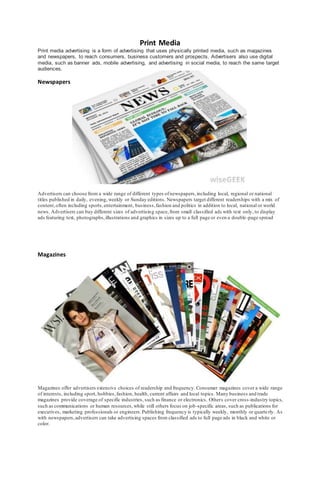 Mga uri ng mass media by: Lito Garin | DOCX