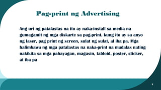 Mga Uri ng Mga Advertisement Batay sa Ginamit (M.A).pptx