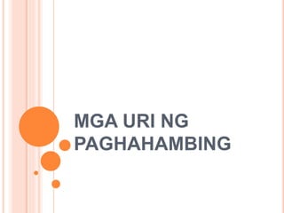 MGA URI NG PAGHAHAMBING.pptx