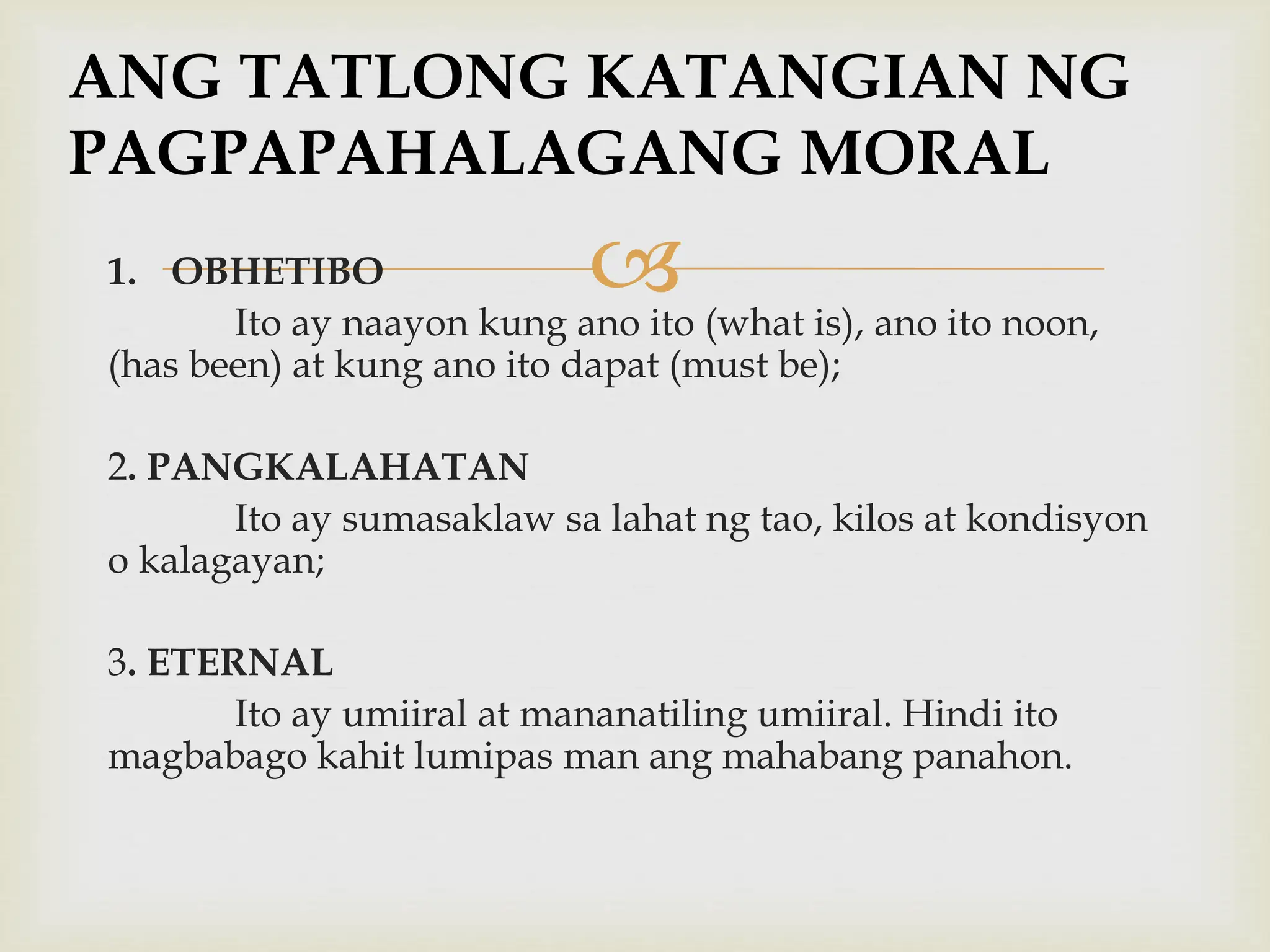 ESP 7 Quarter 3: Mga Uri ng Pagpapahalaga.pptx