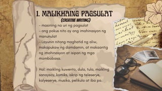 Mga Uri ng Pagsulat. Mga Uri ng Pagsulat | PPTX