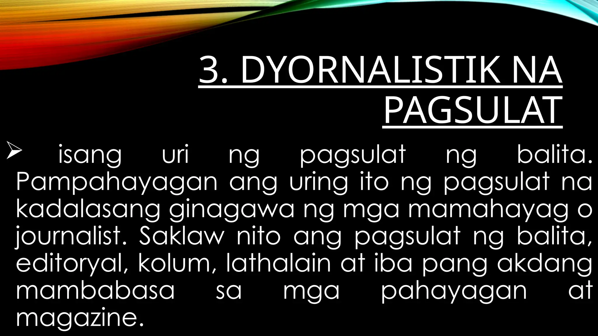 MGA URI NG PAGSULAT sa Filipino sa .pptx