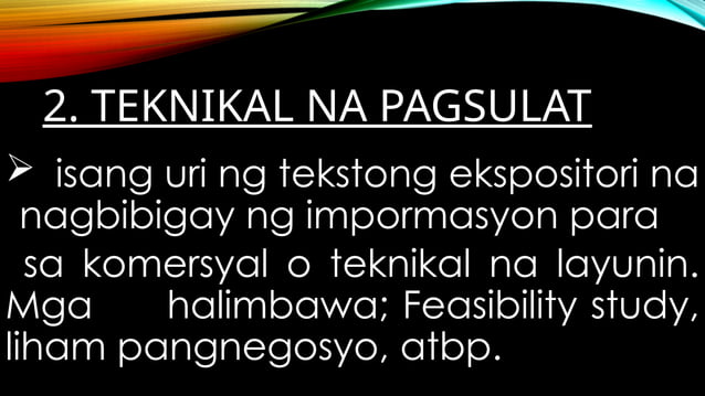 MGA URI NG PAGSULAT sa Filipino sa .pptx