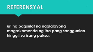 Mga Uri ng Pagsulat - Malikhaing Pagsulat.pptx