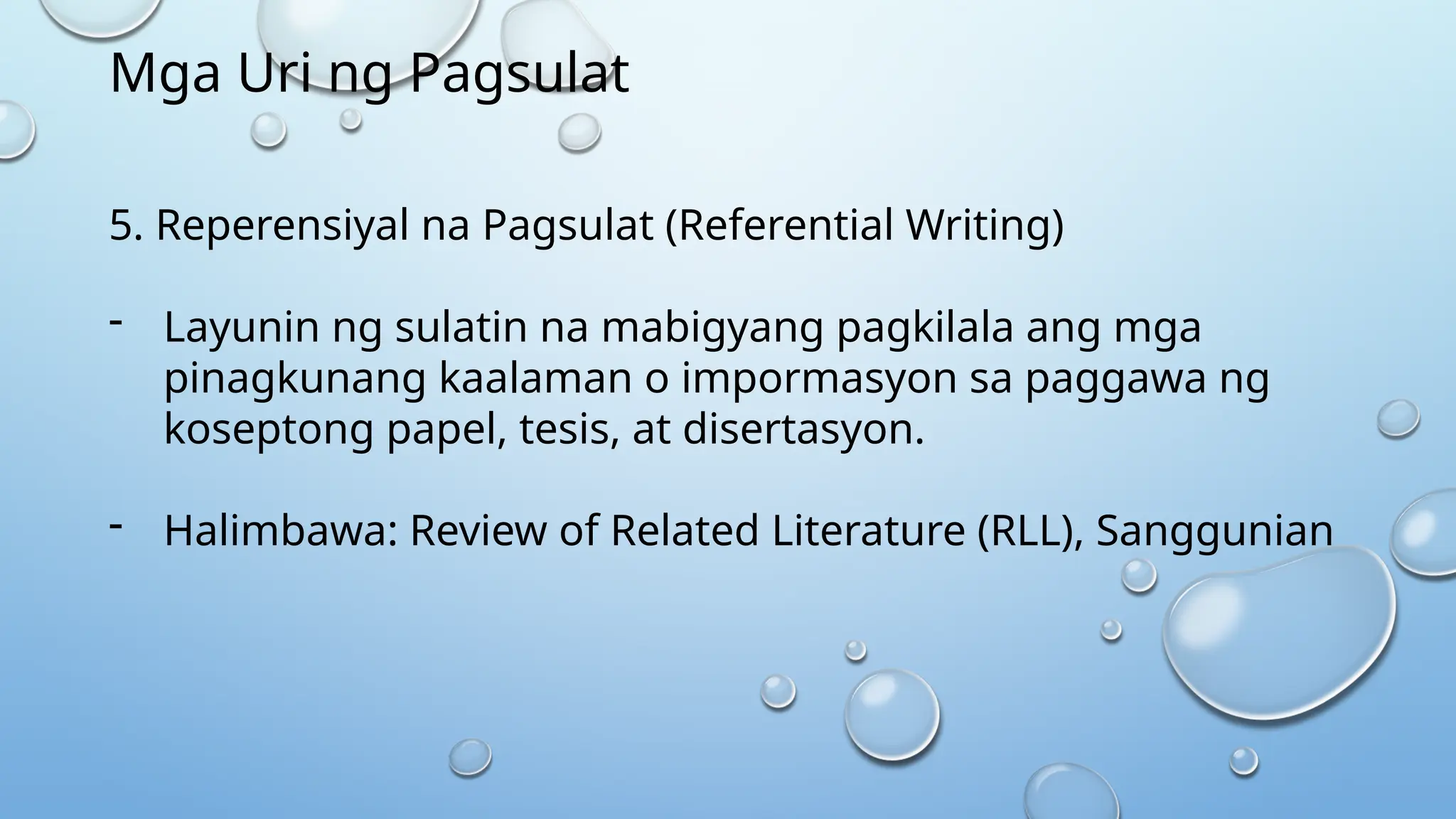 Filipino sa Piling Larang (Akademik) Mga Uri ng Pagsulat.pptx