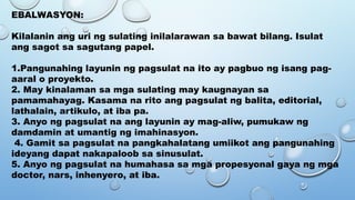 Filipino sa Piling Larang (Akademik) Mga Uri ng Pagsulat.pptx