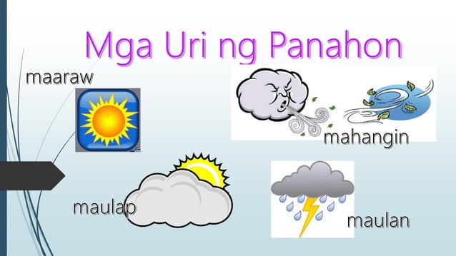 Mga Uri Ng Panahon Science 3 Ppt