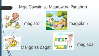 Mga uri ng panahon science 3 | PPTX