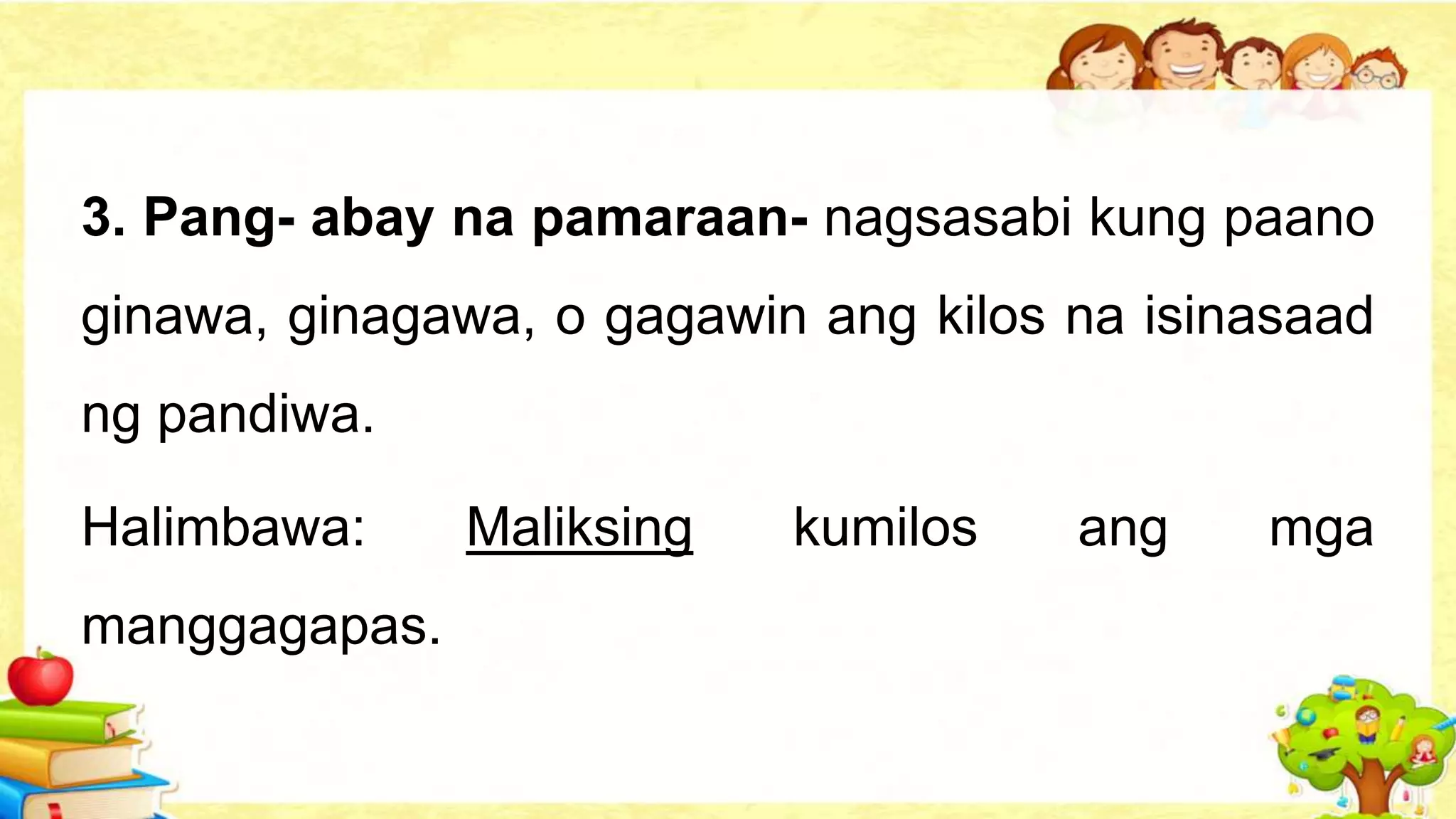 Mga Uri ng Pang - abay | PPTX