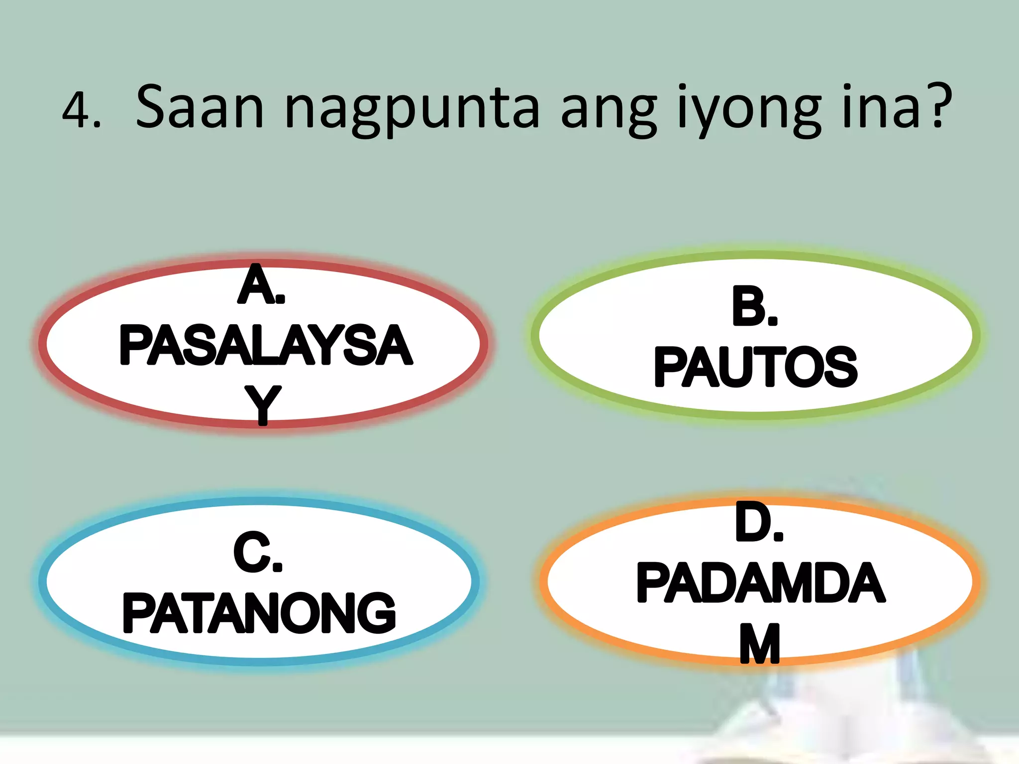 Mga Uri ng Pangungusap Ayon sa Gamit (Filipino I) | PPTX