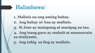 Mga Uri ng Pangungusap | PPTX