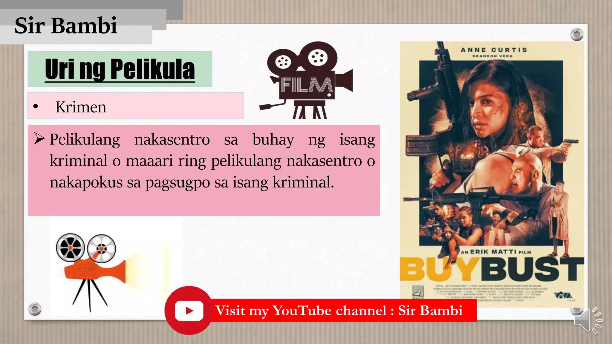 Mga Uri ng Pelikula | PPTX