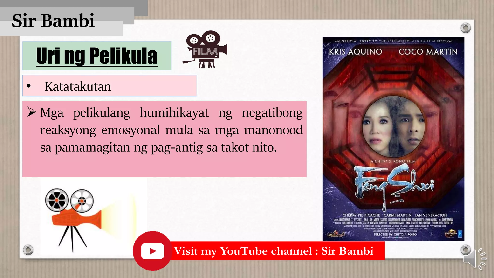 Mga Uri ng Pelikula | PPTX