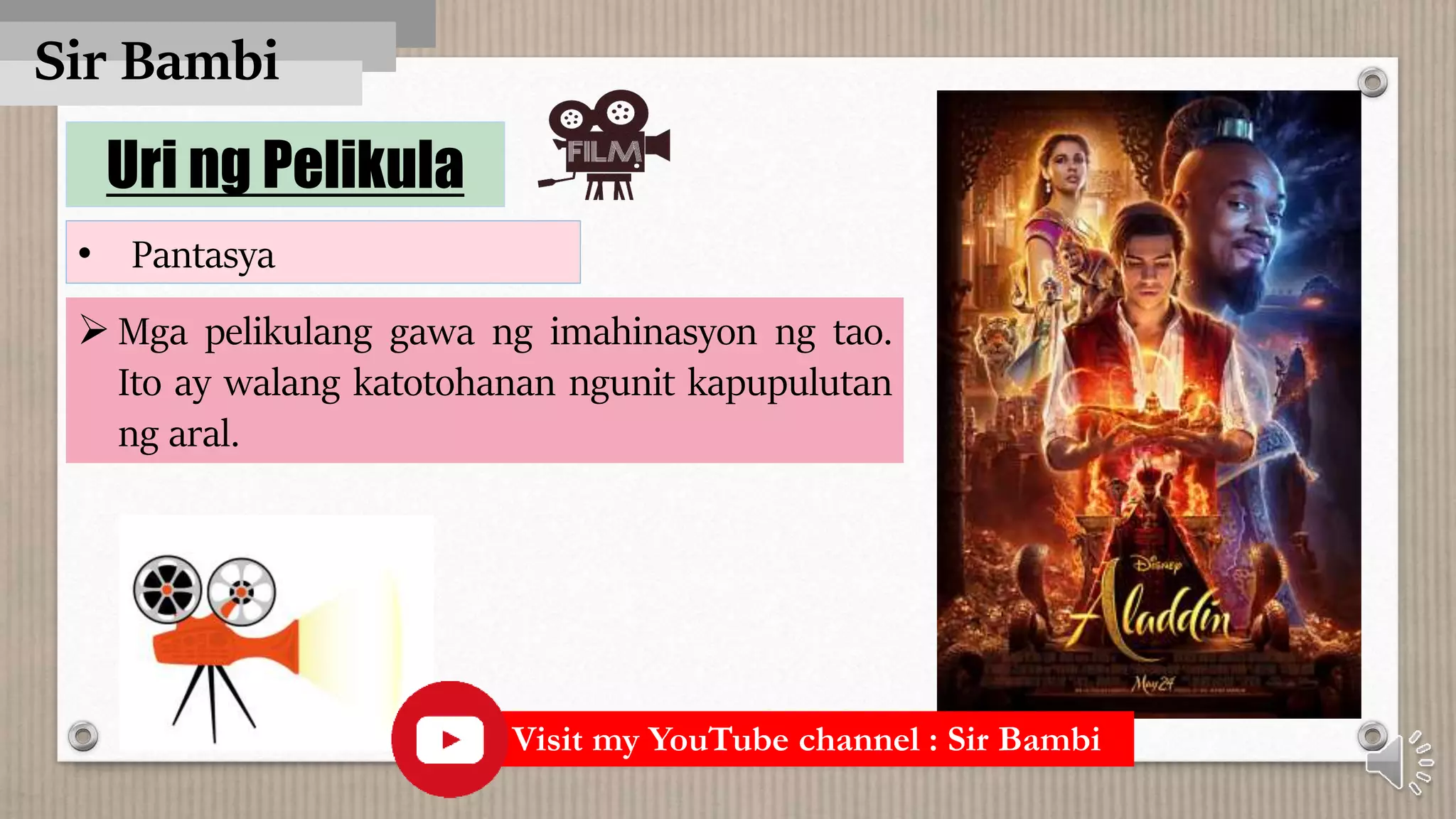 Mga Uri ng Pelikula | PPTX