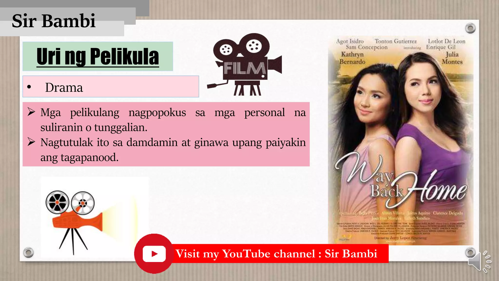 Mga Uri ng Pelikula | PPTX