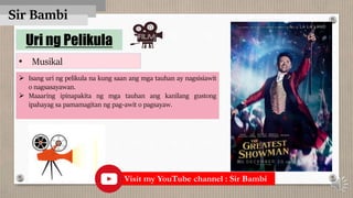 Mga Uri ng Pelikula | PPTX