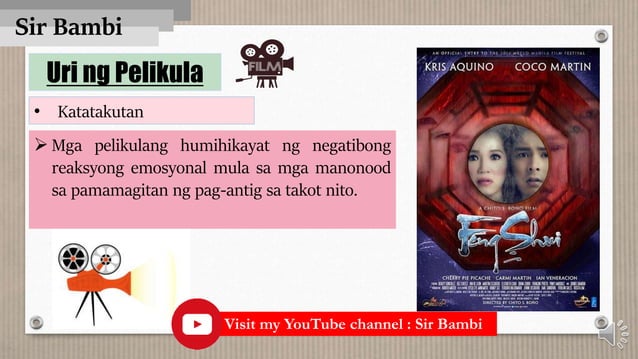 Mga Uri ng Pelikula | PPTX