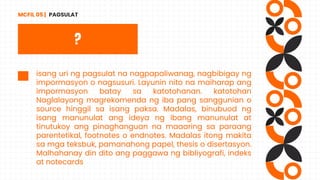 Mga Uri ng Sulatin (PART 2).pdf pagsulat | PDF