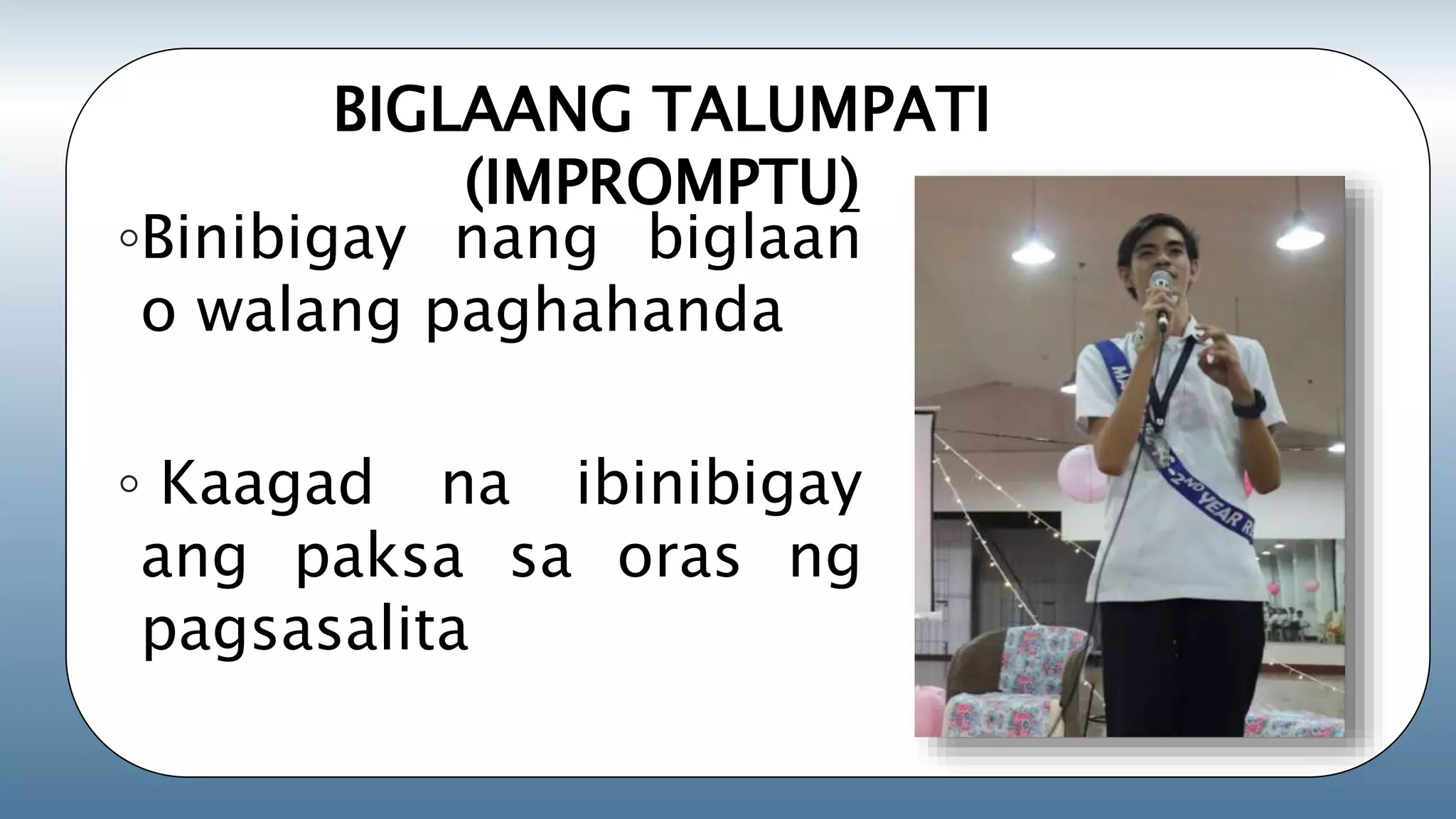 MGA URI NG TALUMPATI | PPTX