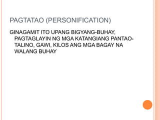 Mga uri ng tayutay | PPTX