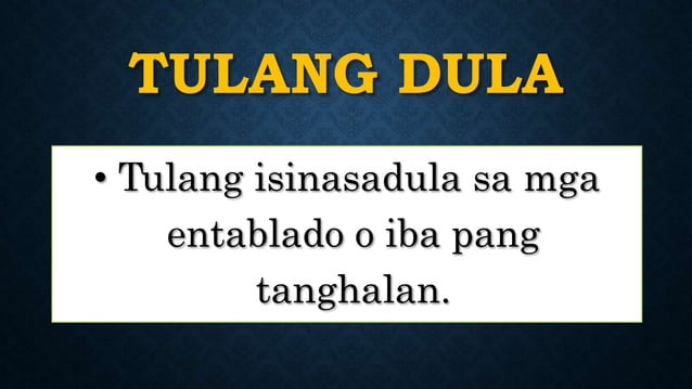 MGA URI NG TULA | PPTX