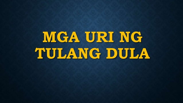 MGA URI NG TULA | PPTX
