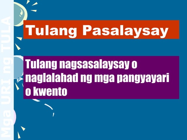 Mga Uri ng Tula.ppt ARALIN SA FILIPINO GRADE 8 | PPT