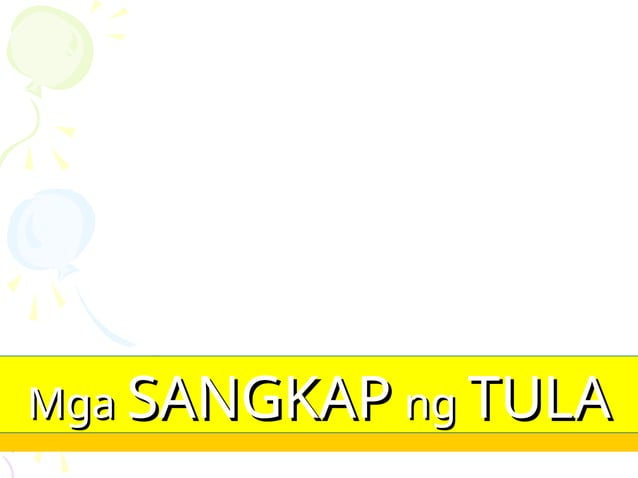 Mga Uri ng Tula.ppt ARALIN SA FILIPINO GRADE 8 | PPT