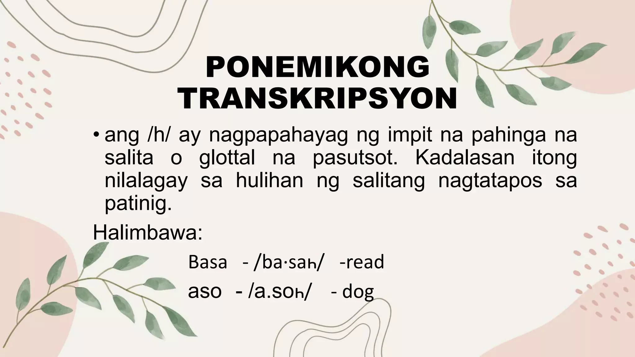 MGA URI NG TULDIK AT TRANSKRIPSYON.pptx