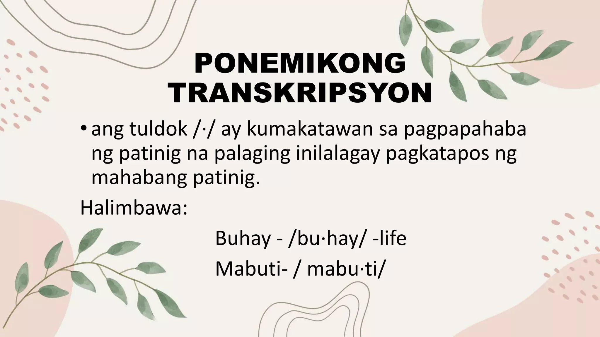 MGA URI NG TULDIK AT TRANSKRIPSYON.pptx