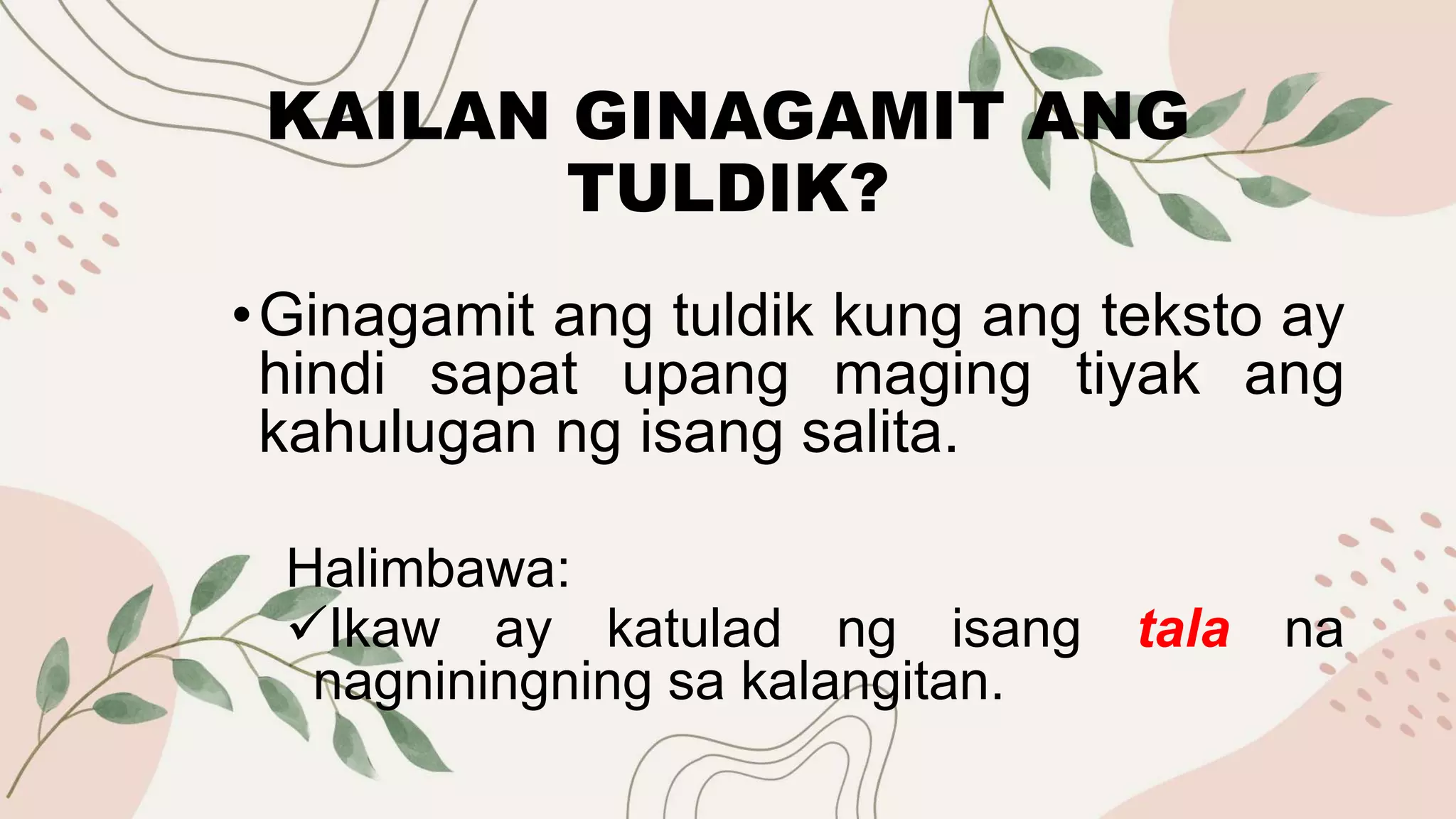 MGA URI NG TULDIK AT TRANSKRIPSYON.pptx