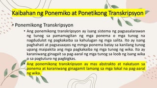 MGA URI NG TULDIK AT TRANSKRIPSYON.pptx