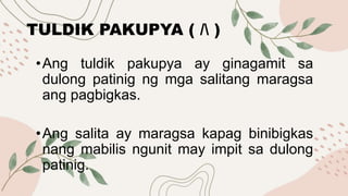 MGA URI NG TULDIK AT TRANSKRIPSYON.pptx