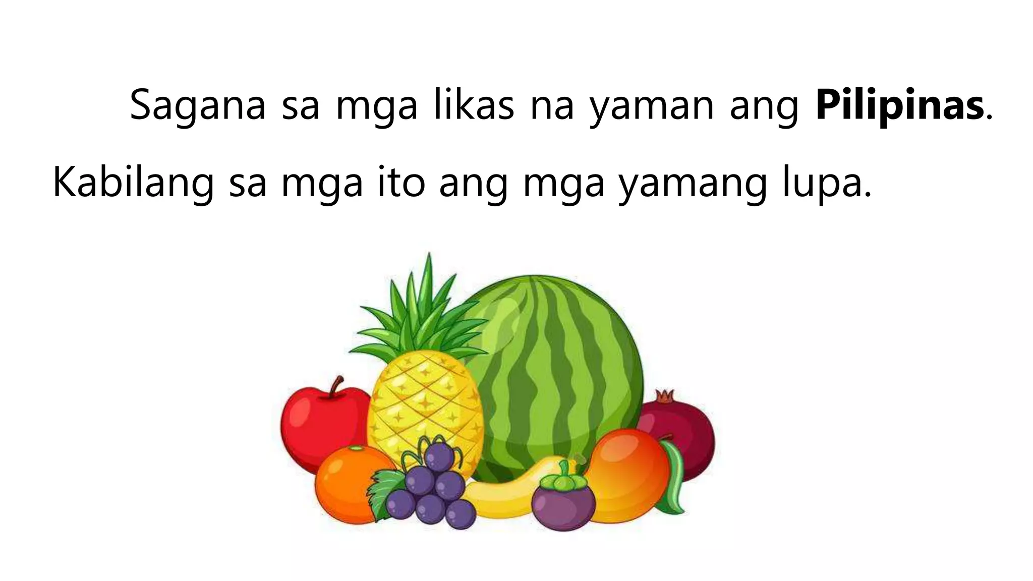Mga Yamang Lupa | PPTX